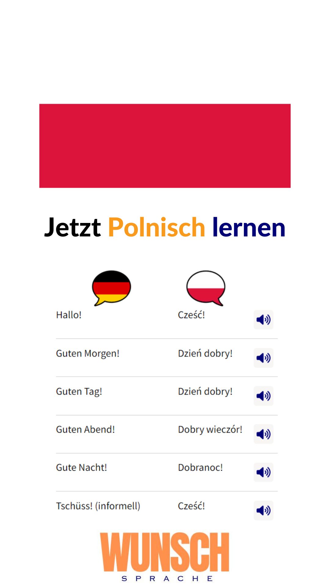 Polnisch lernen - wunschsprache.de