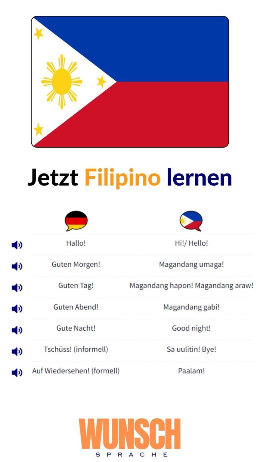 Filipino lernen - wunschsprache.de