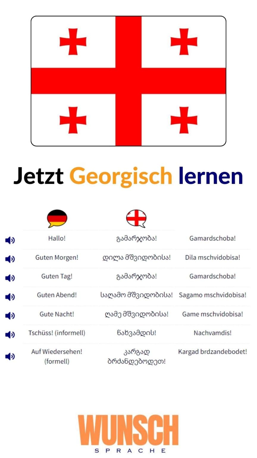 Georgisch lernen - wunschsprache.de