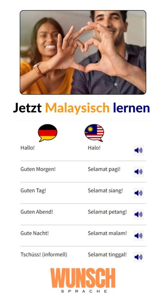 🇲🇾 Malaysisch lernen - wunschsprache.de