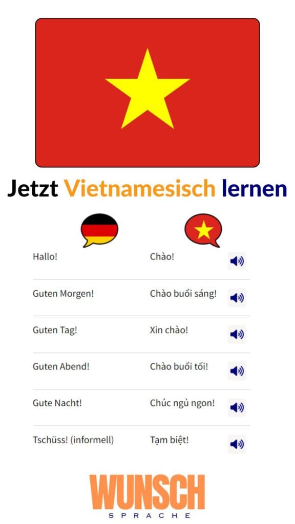 Vietnamesisch lernen - wunschsprache.de