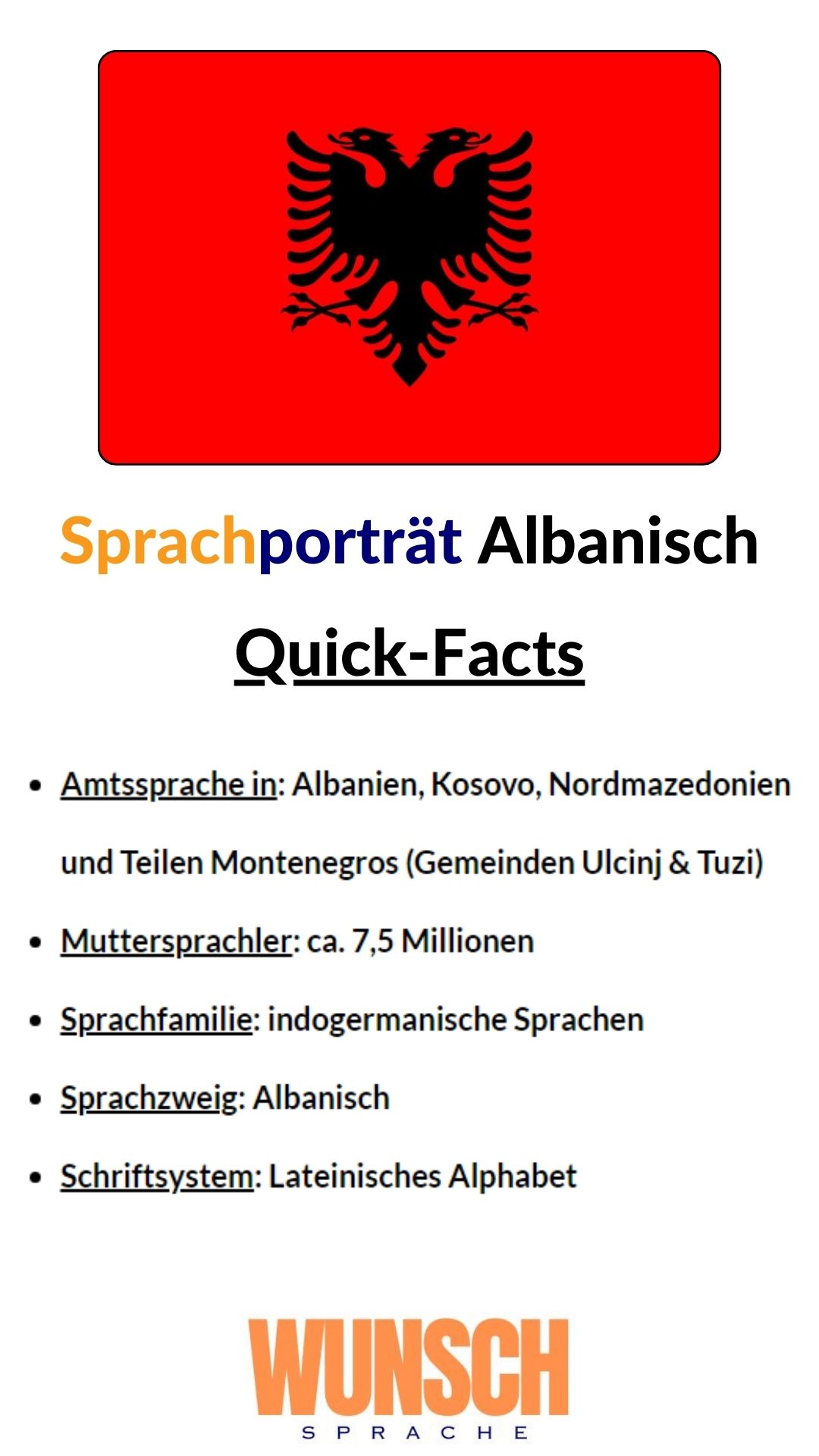 🇦🇱 Sprachporträt Albanisch - wunschsprache.de